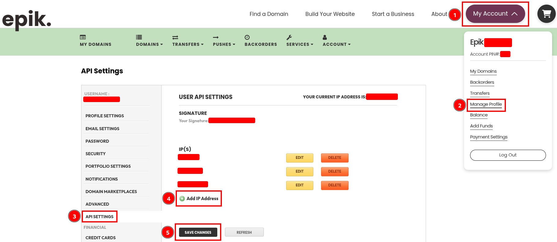 How to use the Epik API - Epik