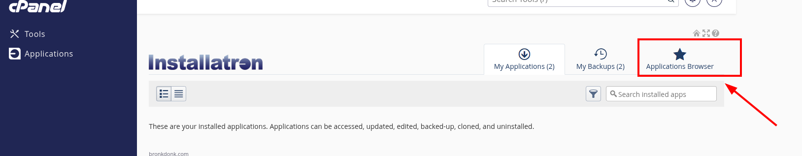 How to install applications in cPanel - Epik